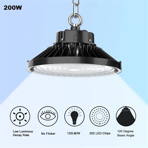 5000k Dimmable Ufo Led High Bay Light 240w 200w 150w From 767