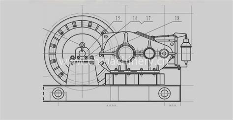 Electric Winch Windlass For Gold Mine Lifting Wagon Pulling