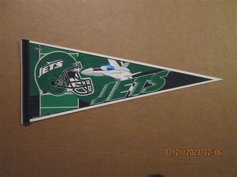 Nfl New York Jets Vintage 1990s 3 Bar Facemask Edition 1 Team Logo