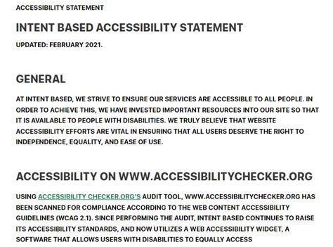 Generating An Accessibility Statement What You Need To Know