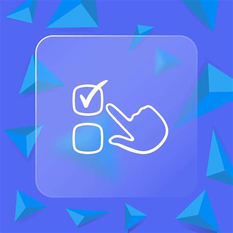 Premium Vector Checkbox List Icon Check Marks Finger Cells For