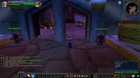 Ironforge Paladin Trainer Location Wow Classic Youtube
