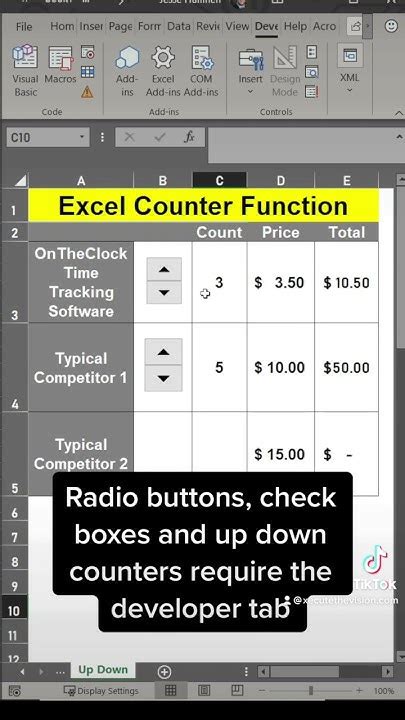 Excel Tip How To Add The Developer Tab Exceltricks Youtube