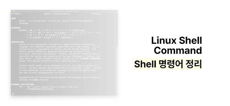 Linux리눅스 Shell Command쉘 명령어