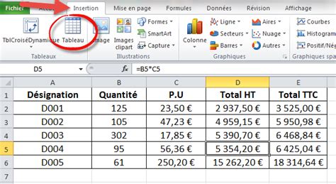 Appliquer Une Mise En Forme Rapide De Tableau Formation Excel