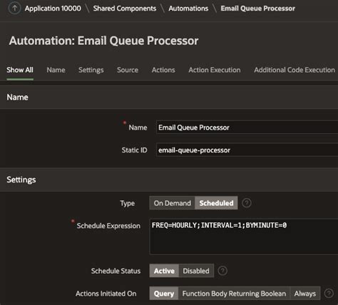 Scheduling Made Easy With Oracle Apex Automations