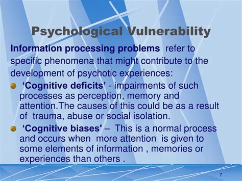 Ppt Stress Vulnerability And Psychosis Powerpoint Presentation Free