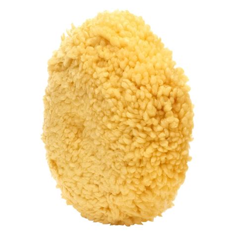 3m® 5713 Hookit™ 9 Wool Yellow Hook And Loop Buffing Pad