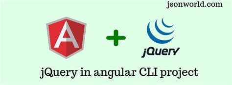 How To Use Jquery In Angular Cli Project Json World