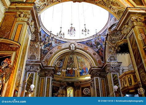 Isola Di Procida Italy September 10 2023 Inside Saint Michael S Abbey In Procida Editorial