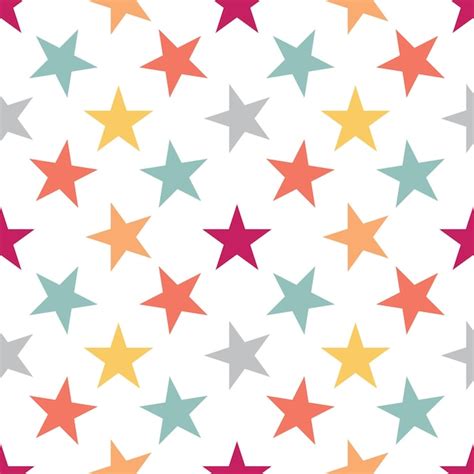 Premium Vector Star Seamless Pattern