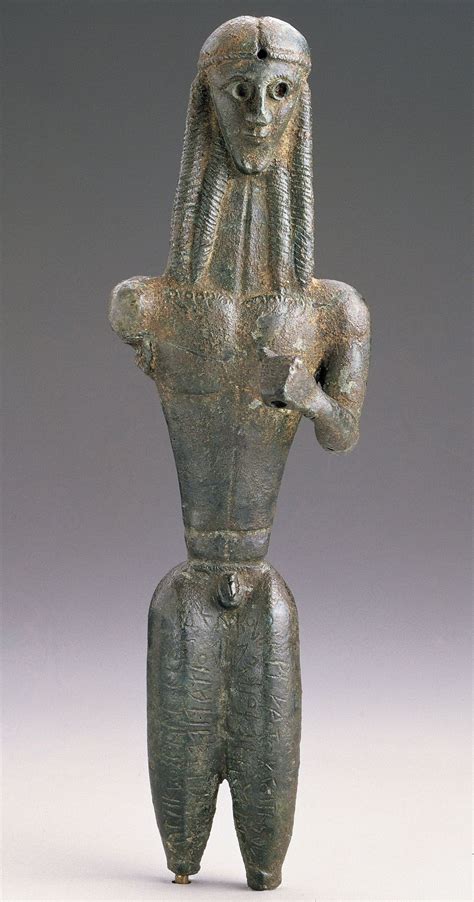 Unknown Mantiklos Apollo Ca 700 680 Bc Bronze Thebes Greece