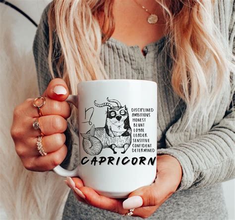 Funny Capricorn Mug Funny Zodiac Mug Capricorn Traits Astrological