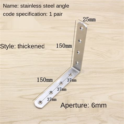 Thick Stainless Steel Angle Code Triangle Bracket Grandado