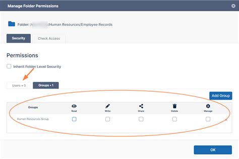Setting Folder Level Permissions On Team Folders Filecloud Docs Server