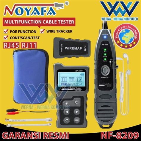 Jual Noyafa Nf 8209 Cable Tracker Lan Display Measure Tester Network Length Wiremap Tools Lcd