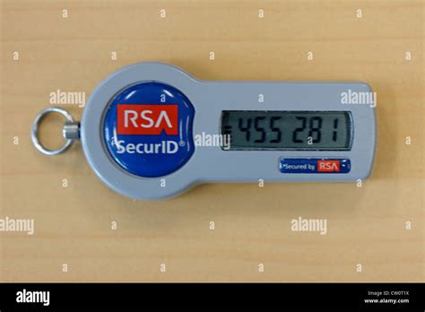 RSA Secure ID Token Fob Computer Security Stock Photo Alamy