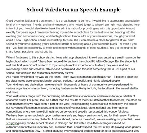 14 Perfect Valedictorian Speech Examples In Ms Word Day To Day Email