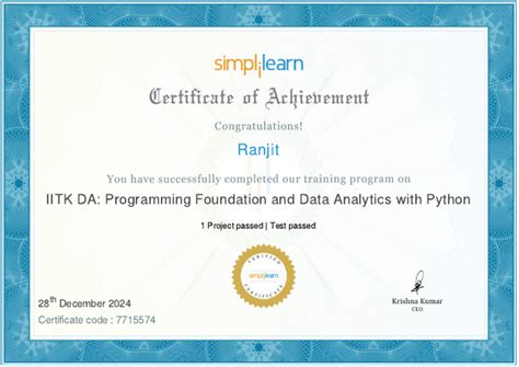 Programming Foundation And Data Analytics With Python Pdf