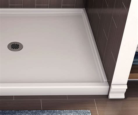 How To Tile A Shower Floor Pan 36 D X 36 W Acrylic Shower Base Pan