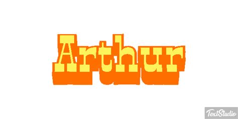 Arthur Name Animated  Logo Designs