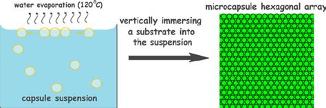 Schematics Of The Microcapsule Array Fabrication Based On Heating Of Download Scientific