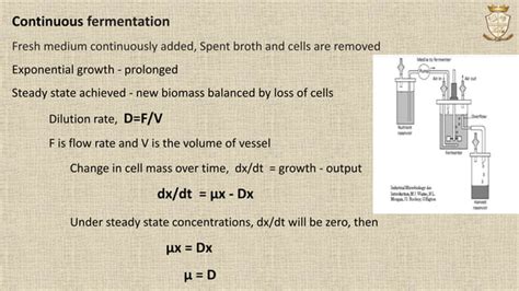 Batch Fedbatch And Continuous Fermentation Pptx Chemistry Science