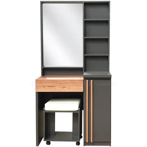 โต๊ะเครื่องแป้ง Thanapoom รุ่น Milan มิลาน ขนาดกว้าง 80 ซม Mitsiamfurniture