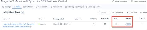 Configure And Run The Flow In Magento 2 Microsoft Dynamics 365