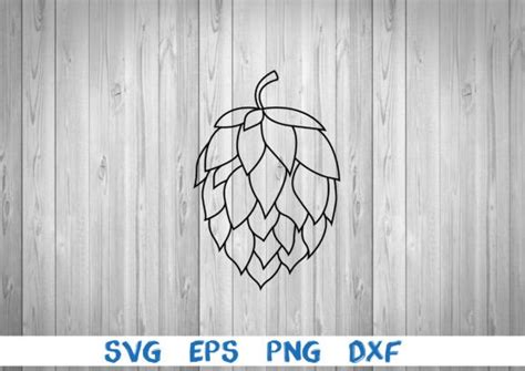 Hops Outline Graphic By Svgbrooklyn · Creative Fabrica