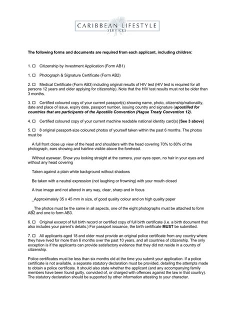 Required Documentation Pdf Lease