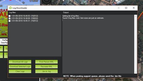 mission planner extremely slow downloading logs flight stack emlid