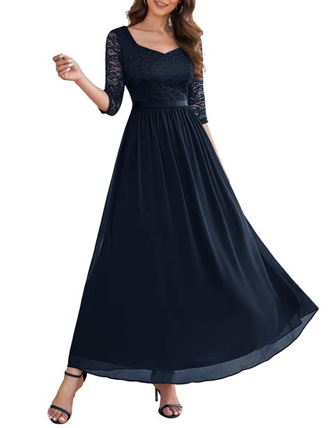 Wedtrend Womens Cocktail Dresses Floor Length Wedding Gown Long Sleeve