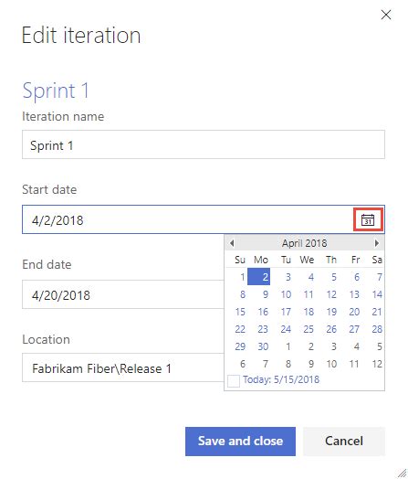define iteration paths and configure team iterations azure boards microsoft learn