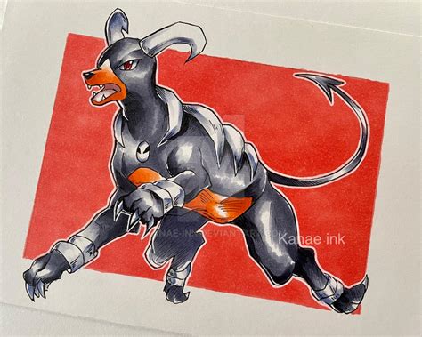 Houndoom By Kanae Ink On Deviantart