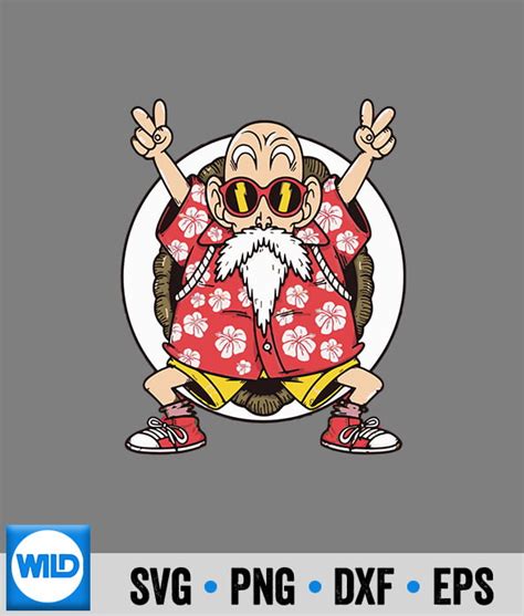 Dragon Ball Svg Black Goku Classic Vintage Svg Cut File Wildsvg