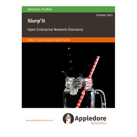 Slurpit Network Discovery Appledore Research
