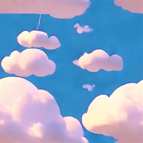 Kawaii Chibi Cloud Pattern Graphic · Creative Fabrica