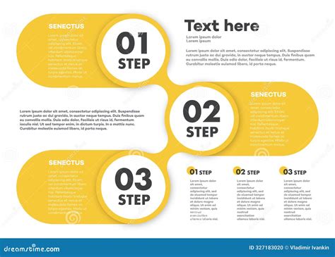 Infographic Template Vector Timeline Process 3 Option Stock Vector Illustration Of