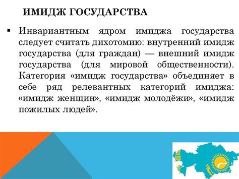 Внутренний имидж Казахстана презентация онлайн