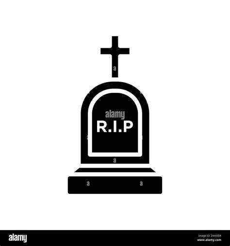 Tombstone Icon Vector Design Template Stock Vector Image And Art Alamy