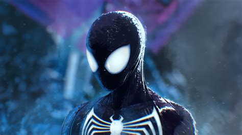 Spider Man Symbiote With Glowing Eyes 4k Uhd Wallpapers 3840x2160