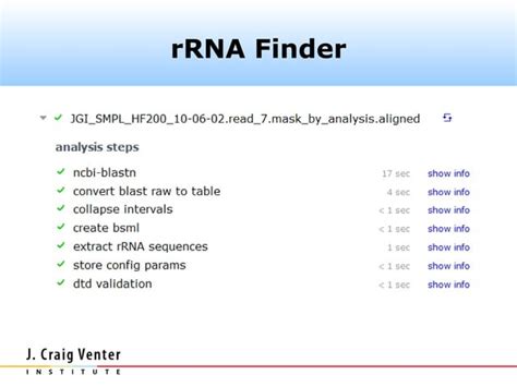 Camera Metagenomic Annotation Pipeline Ppt
