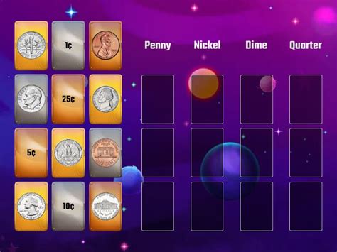 Coin Sort Review Group Sort