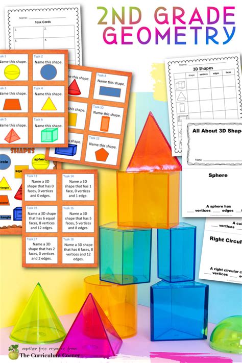 2nd Grade Geometry The Curriculum Corner 123
