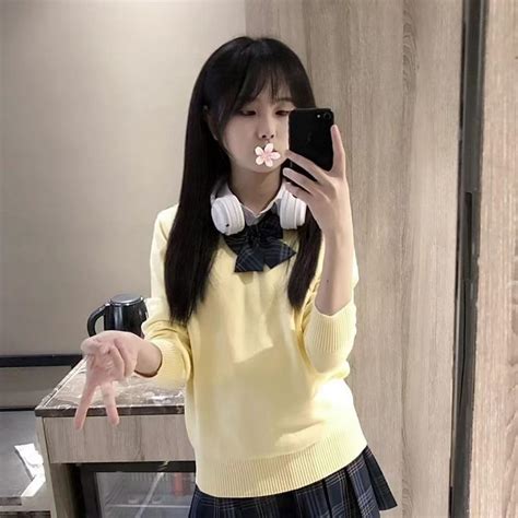 秋冬季新款jk套头毛衣v领长袖宽松老头衫学院风百搭叠穿针织衫女 阿里巴巴