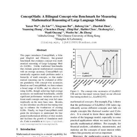 Conceptmath A Bilingual Concept Wise Benchmark For Measuring Mathematical Reasoning Of Large