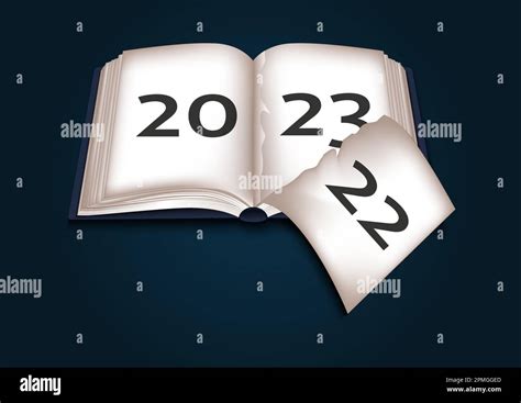 Happy New Year 2023 Book Stock Vector Image And Art Alamy