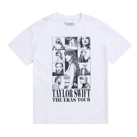 Taylor Swift The Eras Tour White T Shirt Taylor Swift Official Store