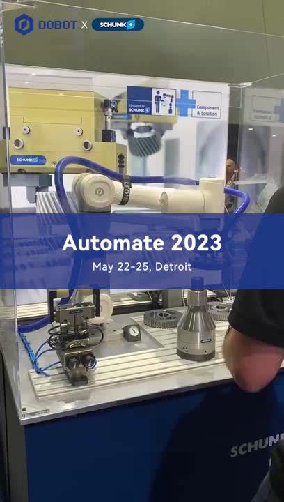 Video Alex Ye Xu On Linkedin Dobot Cr5 And Schunk Grippers At The Automate